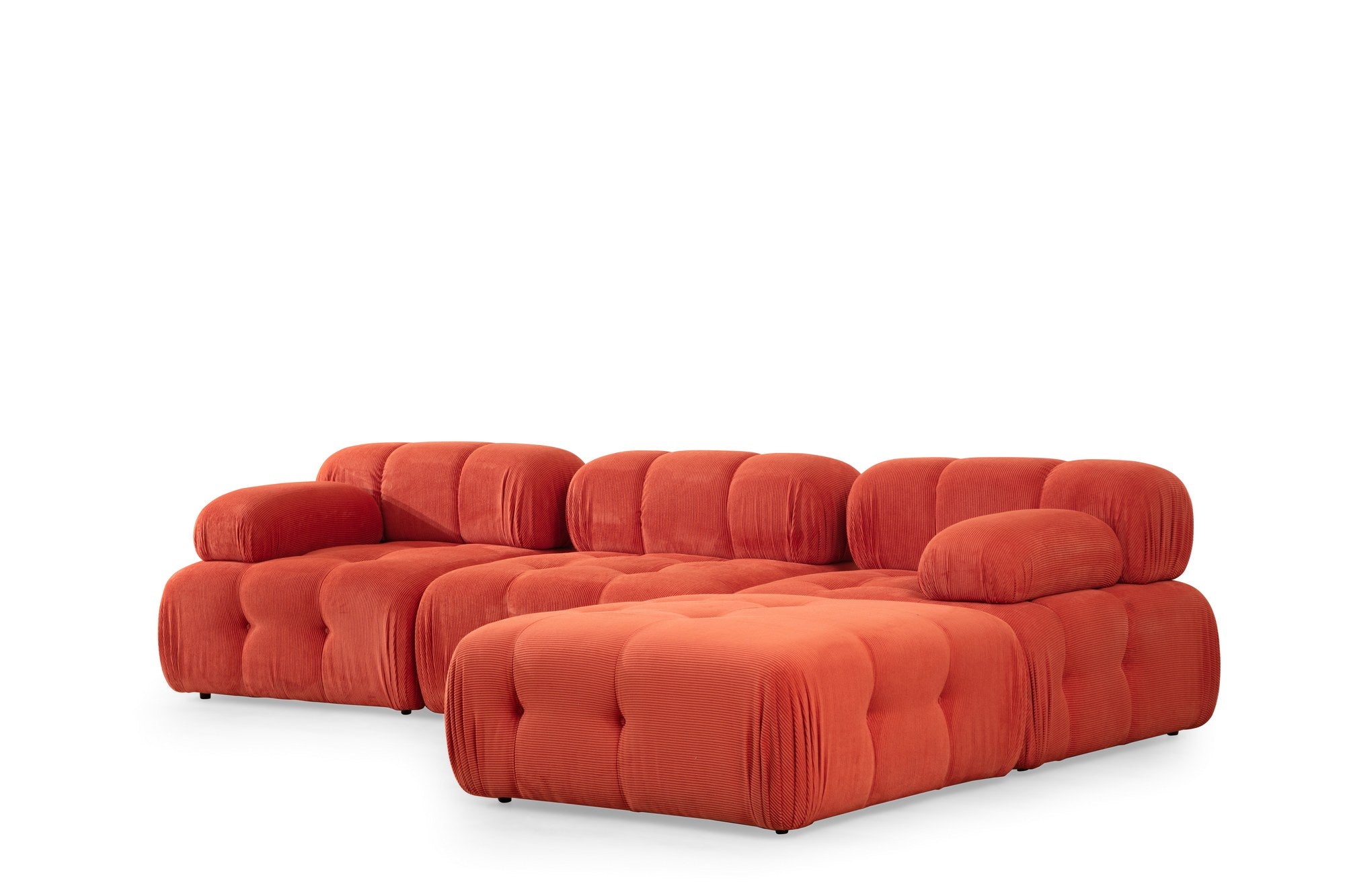 Modulaire zitbank Bubble Deluxe ribstof – NADUVI
