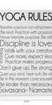 Wanddecoratie Yoga Rules – NADUVI