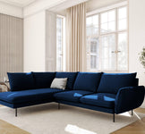 Hoekbank Vienna links velvet – NADUVI