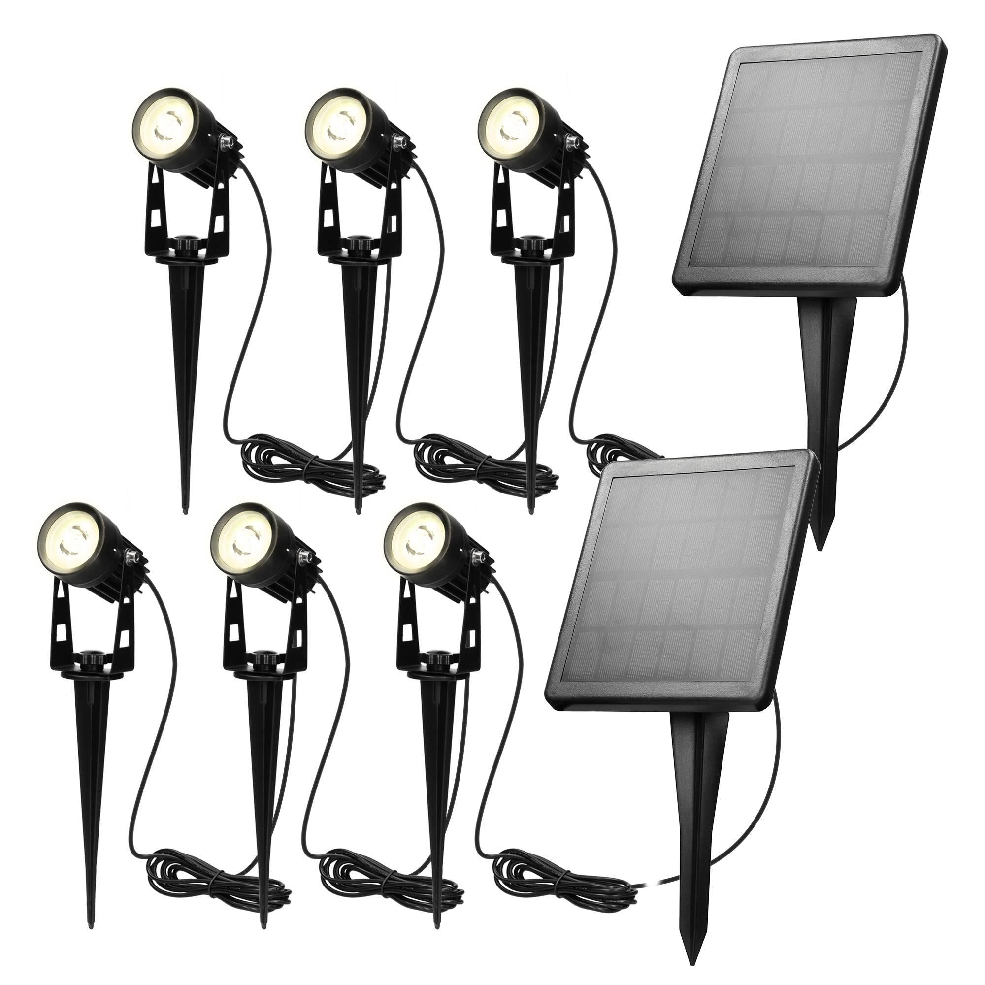 Set van 6 zonne energie tuinspots Ippa – NADUVI