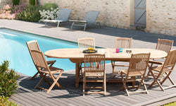 Tuintafel Filla teakhout – NADUVI