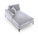 Chaise longue Madara links velvet – NADUVI