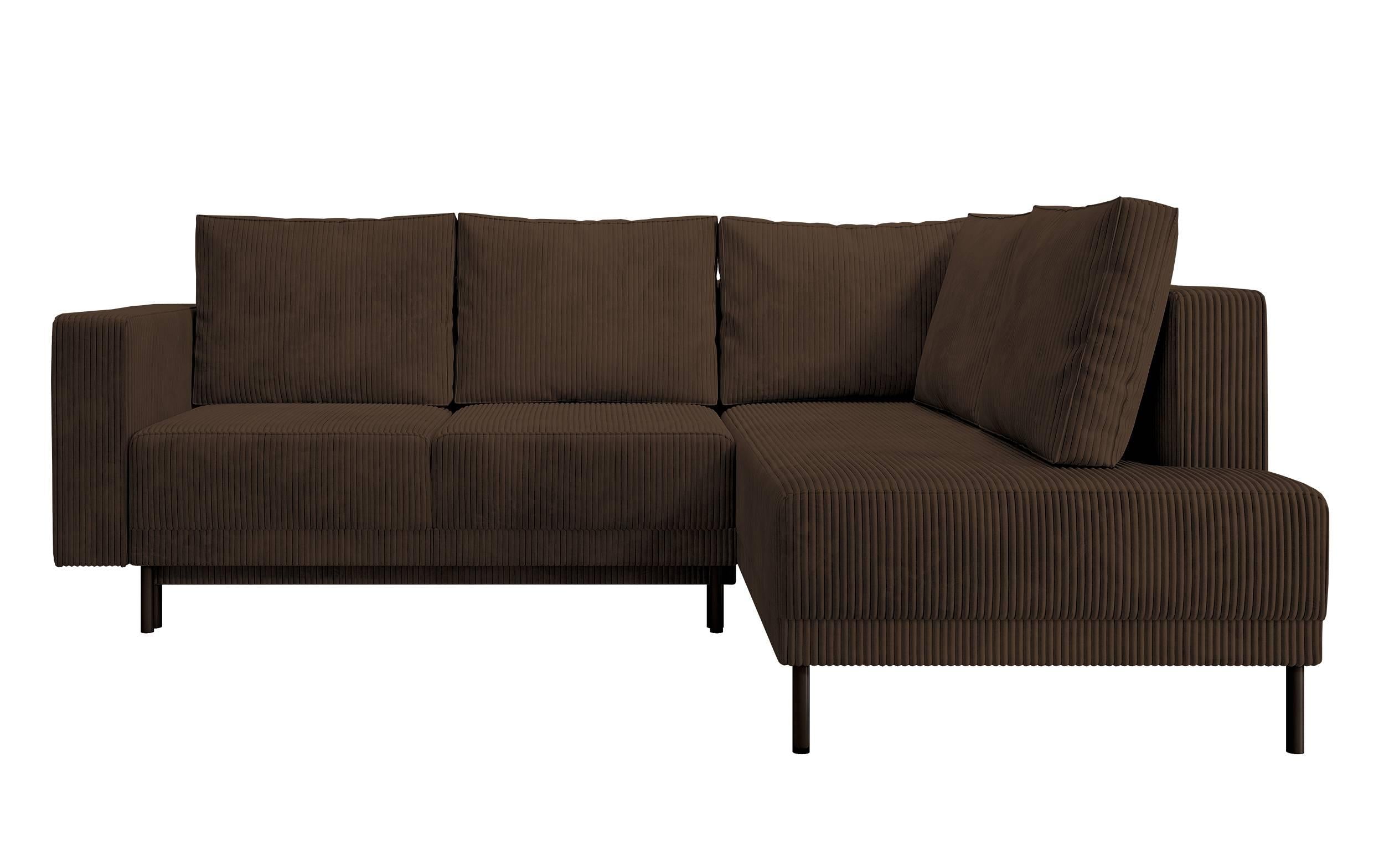 Hoekbank Mira rechts ribstof – NADUVI