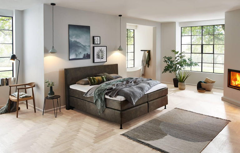 Boxspring Loft Glasgow 180 x 210 cm – NADUVI